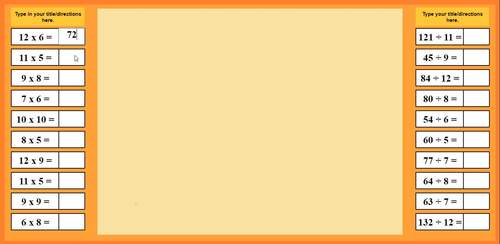 Bundle (4) Sunflower Digital Pixel Art NO PREP Multiplication and Division