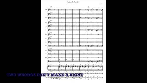 Two Wrongs Don't Make A Right by Bandapalooza Band Music | TPT