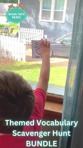 40+ Themed Vocabulary Scavenger Hunt Language Activities BUNDLE | TPT