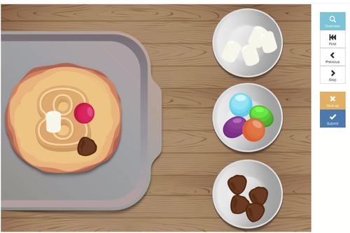 BOOM Cards | Cookie Counting to Ten | Distance Learning by Amanda Bandana