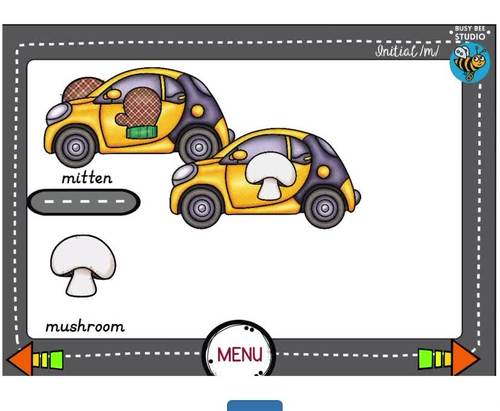 Articulation M Boom Cards Parking Lot Game for Speech Therapy | TPT