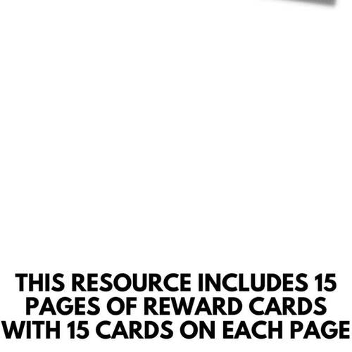 Editable Reward Cards for Positive Reinforcement or Incentives | Summer ...