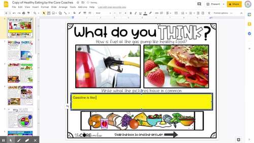 Healthy Eating Digital Activities - Food and Nutrition Activities ...