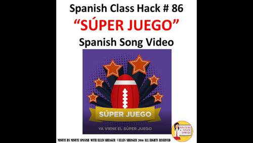 086A Spanish One Activity to Talk About Upcoming Football Playoffs and ...