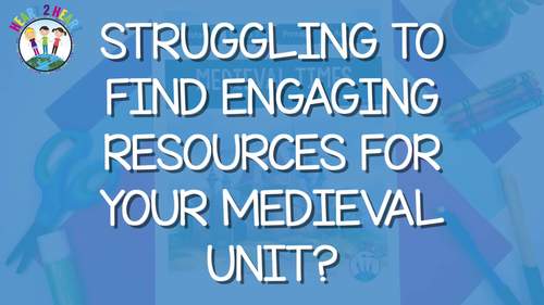 Medieval Times Activities COMPLETE Unit Passages Worksheets Maps Middle ...