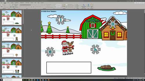 Long O and U Silent E Digital Christmas Phonics Games Google Slides Seesaw