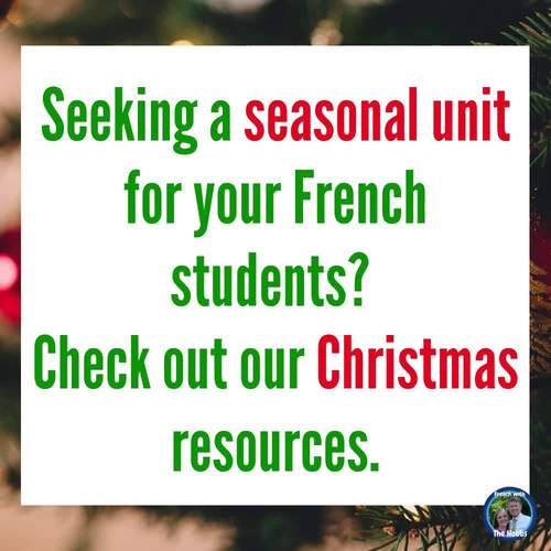 French Christmas Vocabulary Presentation PowerPoint™ & Google Slides™ Noël