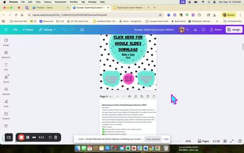 Europe|Exploring Waters| 6th Grade S.S. Reading Passages|GA SS6CG7 ...