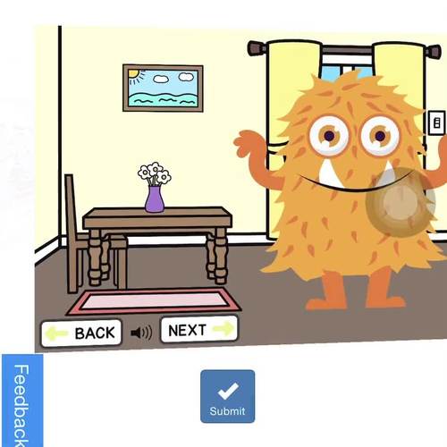 NO PRINT NO PREP Feed the Aliens Rhyming Words WITH AUDIO by Little Beacon