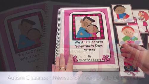 Valentine's Day Illustrated Adapted Books for Language (Autism; Special Ed)