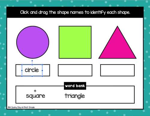 2D Shapes for Google Slides™ - Distance Learning by A Sunny Day in ...