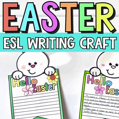 ESL Easter Writing Craft – Bulletin Board Banner-Pennants for 2nd to ...