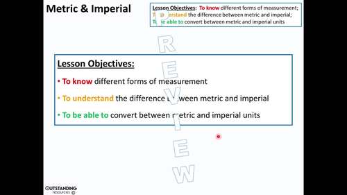 Measures 1 - Metric and Imperial Conversion or Equivalents (+ 3 Activities)