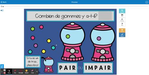 BOOM Cards: Comment savoir si un nombre est PAIR ou IMPAIR (en français)