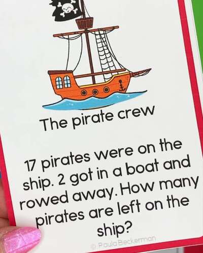 Math Word Problems Addition & Subtraction Within 20 Story Problems ...