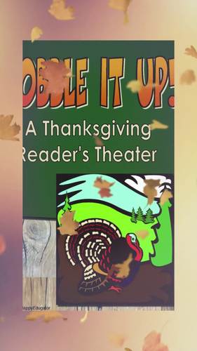 Thanksgiving Reader's Theater or Thanksgiving Play with 26 Speaking Parts