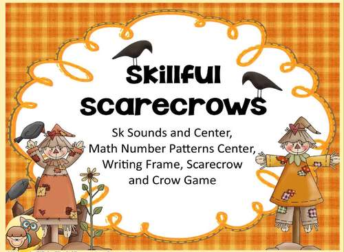 Centers and Writing Frames: Skillful Scarecrow PDF Activities | TPT