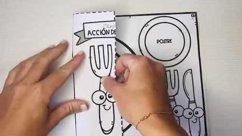 Thanksgiving craft in Spanish | Actividad de Acción de Gracias de escritura