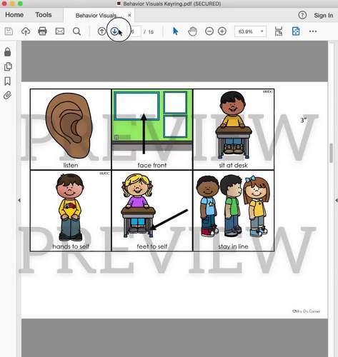 Behavior Ring Visuals | Behavior Lanyard Visuals (55 images included)