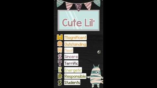 Halloween Cute Lilttle Monsters Door Decor & Display, Motivational ...