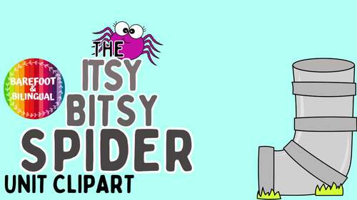 Itsy Bitsy Spider Clipart UNIT GROWING BUNDLE *LIGHTNING DEAL* Nursery ...