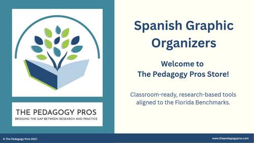 2nd Grade Spanish Graphic Organizers – Florida B.E.S.T. Reading | TPT