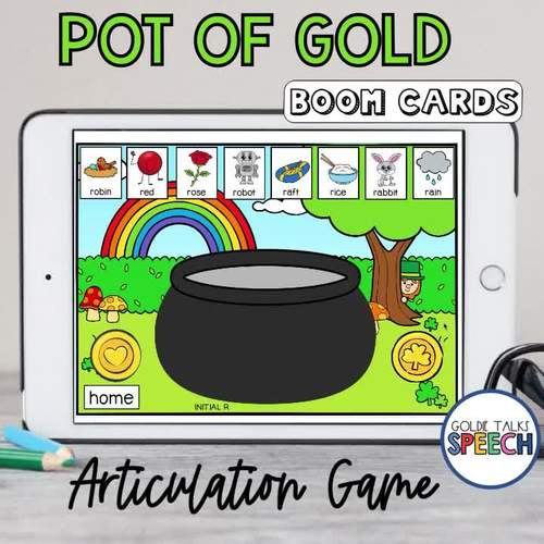 St. Patrick's Day Articulation Boom Cards | Articulation | Speech Therapy