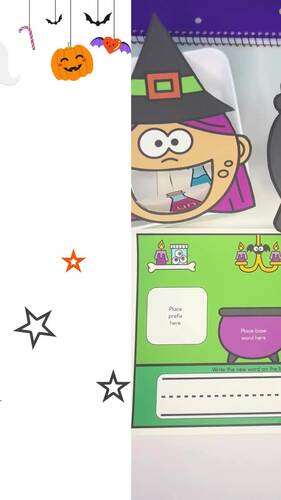 Witch's Brew Prefixes & Suffixes Halloween Centers Print & Digital ...