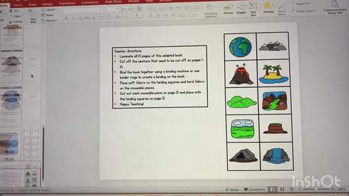 Landforms Print And Go Activities For Special Education by Where I AUT-a Be