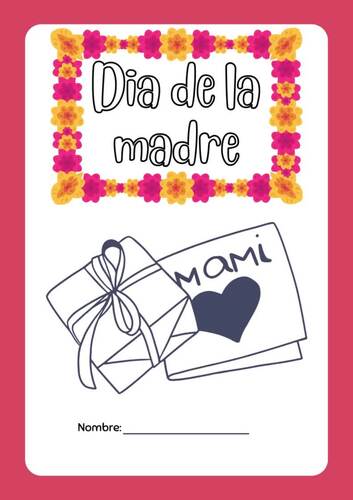 Dia de la Madre Activity Book Printable Worksheet - Mother's Day Fun