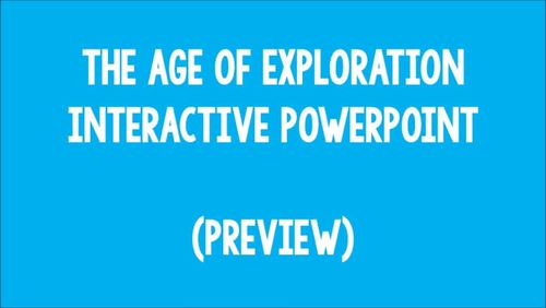 Age of Exploration Interactive PowerPoint Notes (Google Slides Compatible)