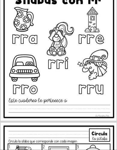 Silabas con rra rre rri rro rru by La Maestra Pati Bilingue | TPT