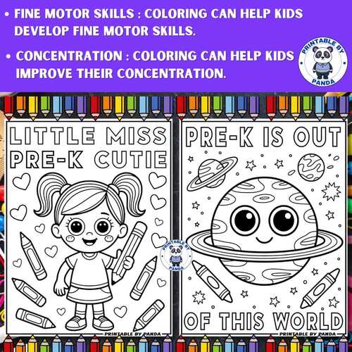 Welcome To First Day Of Prek Coloring Sheet Page : Back To School Prek ...