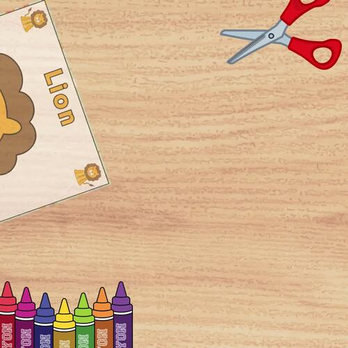 Lion Craft Template-Forest & Zoo Animal Bulletin Board Craft-Cut ...