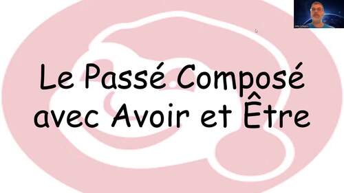 French Passé Composé with Avoir & Être Video Note Bundle | TPT
