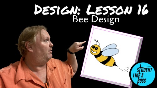 STEAM Bee Design: Digital Art Google Drawings Lessons and Tech Sub Plans