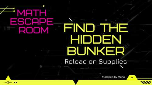 Math Escape Room: Algebra One step Equations by MaterialsByMahal