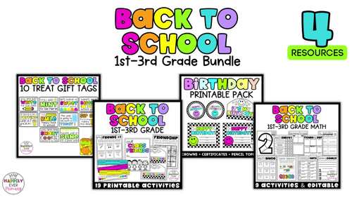 Back to School and Beginning of the Year Bundle | First Week of School