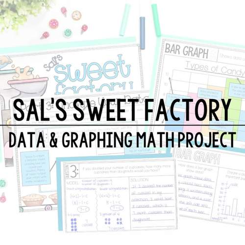 2nd & 3rd Grade Data and Graphing Math Project | Bar Graphs, Line Plots ...