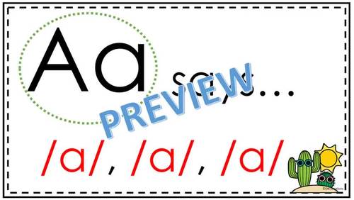 Alphabet Mini Slides | Alphabet Teaching Slides | Letter of the Day Slides