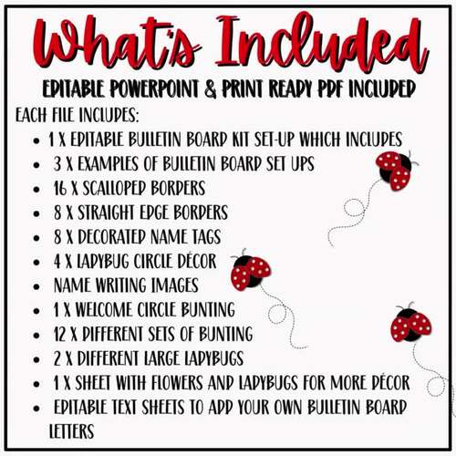 Ladybug Bulletin Board Kit | Classroom Decorations | PLUS Ladybird ...