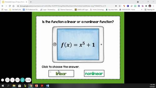 Linear vs Nonlinear Functions Digital Activity by The Enlightened Elephant