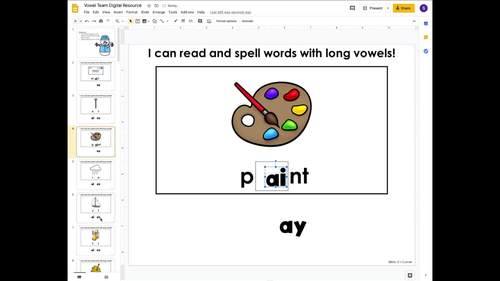 Vowel Teams Digital Basics for Special Ed | Distance Learning by Mrs Ds ...