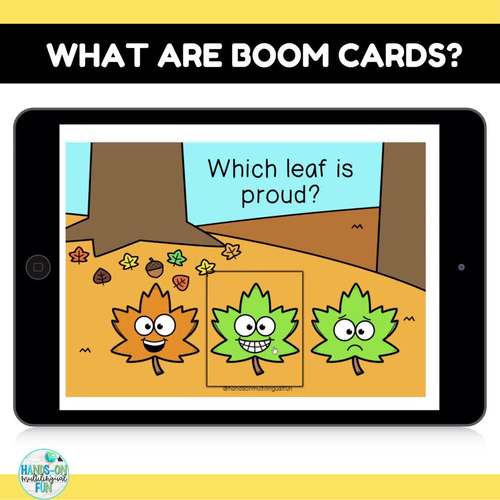 Feelings and Emotions Identification Boom Card Growing Bundle | TPT