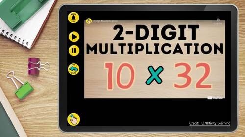 2-Digit Multiplication LINKtivity -Multiplication Strategies, Word ...