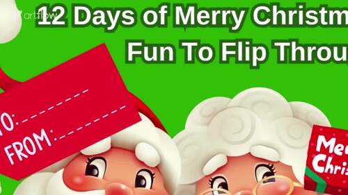 Look! Santa's Jolly Holiday Mystery Picture Book 12 Days of Fun To Flip ...