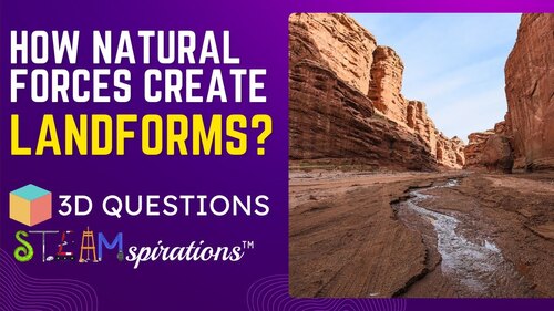 How Natural Forces Create Landforms! by STEAMspirations | TPT