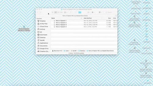 Parts of Speech Mix Up Adapted Book Series by The Autism Helper