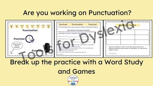 Punctuation Word Inquiry Morphology Spelling Reading Games Grades 2-12