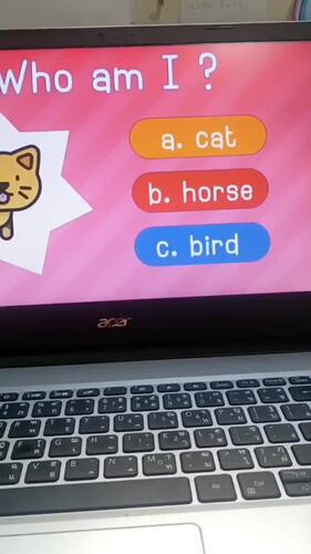 30 Animals words for kindergarten, PPT file interactive slide. by THE ...